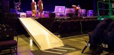 Stage Ramps | Portable Ramp Aluminum Easily Holds 4000 Lbs