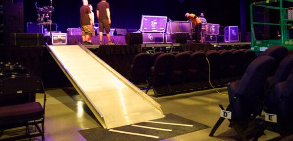 Stage Ramps | Portable Ramp Aluminum Easily Holds 4000 Lbs