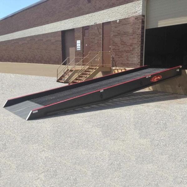 Dock To Ground Loading Dock Ramp | Steel Dock Ramps Dock To Ground Loading Dock Ramp | Steel Dock Ramps