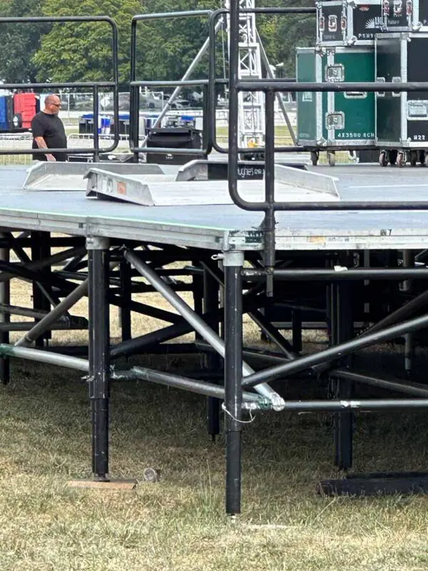 Stage Ramps | Portable Ramp Aluminum Easily Holds 4000 Lbs